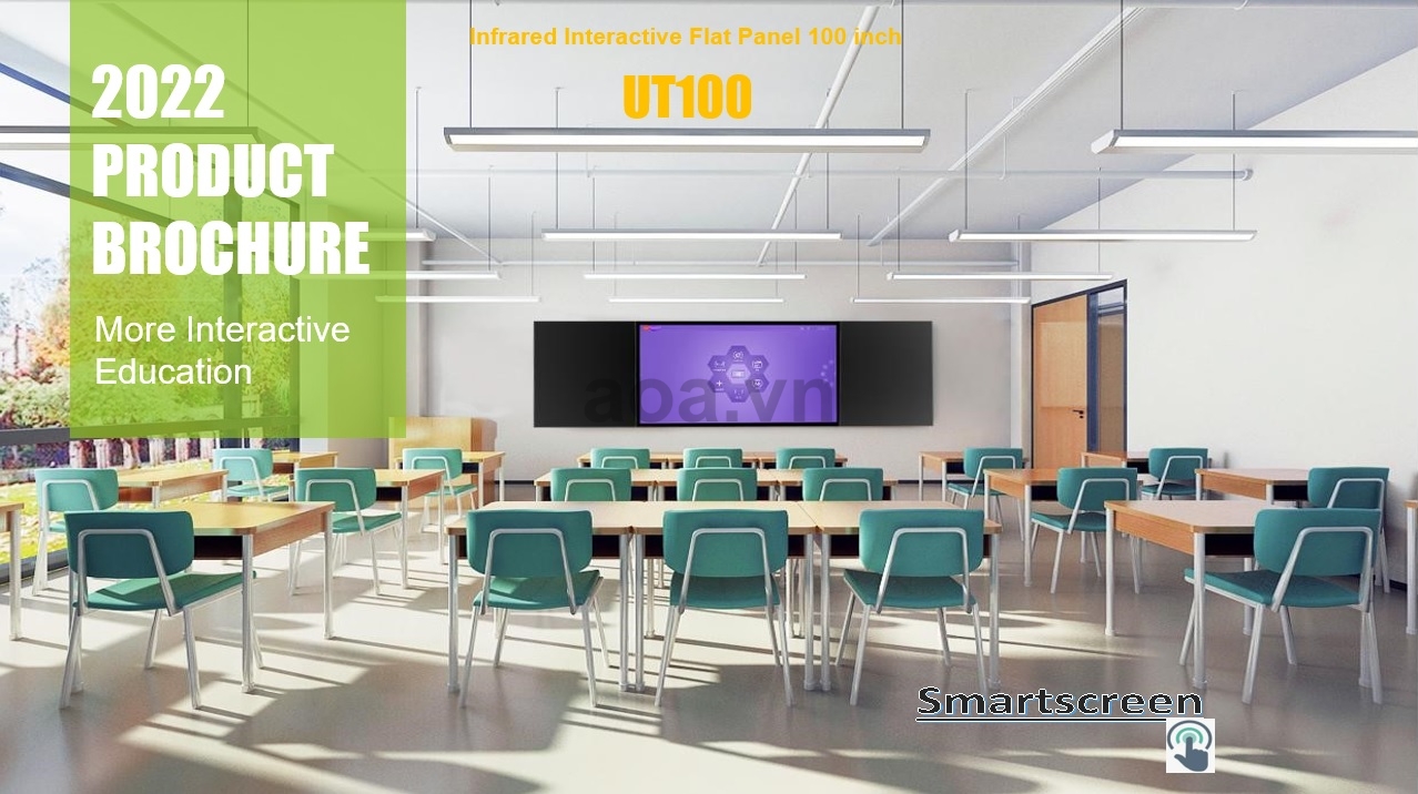 Bảng tương tác thông minh 100 inch Smartscreen UT100 - Ánh Phát